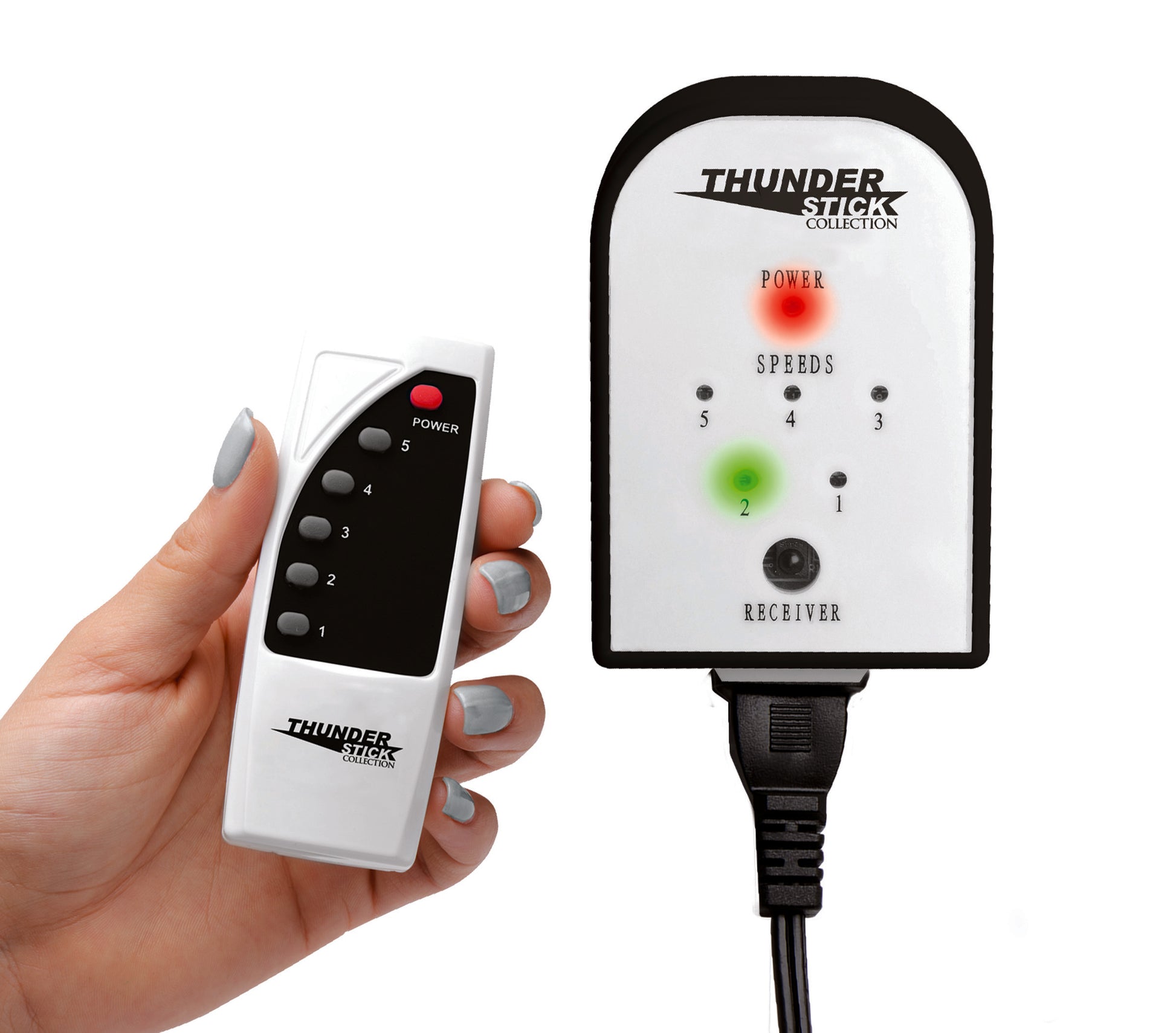 Thunder Touch 5 Speed Wireless Remote Wand Controller – AdultJoyToy